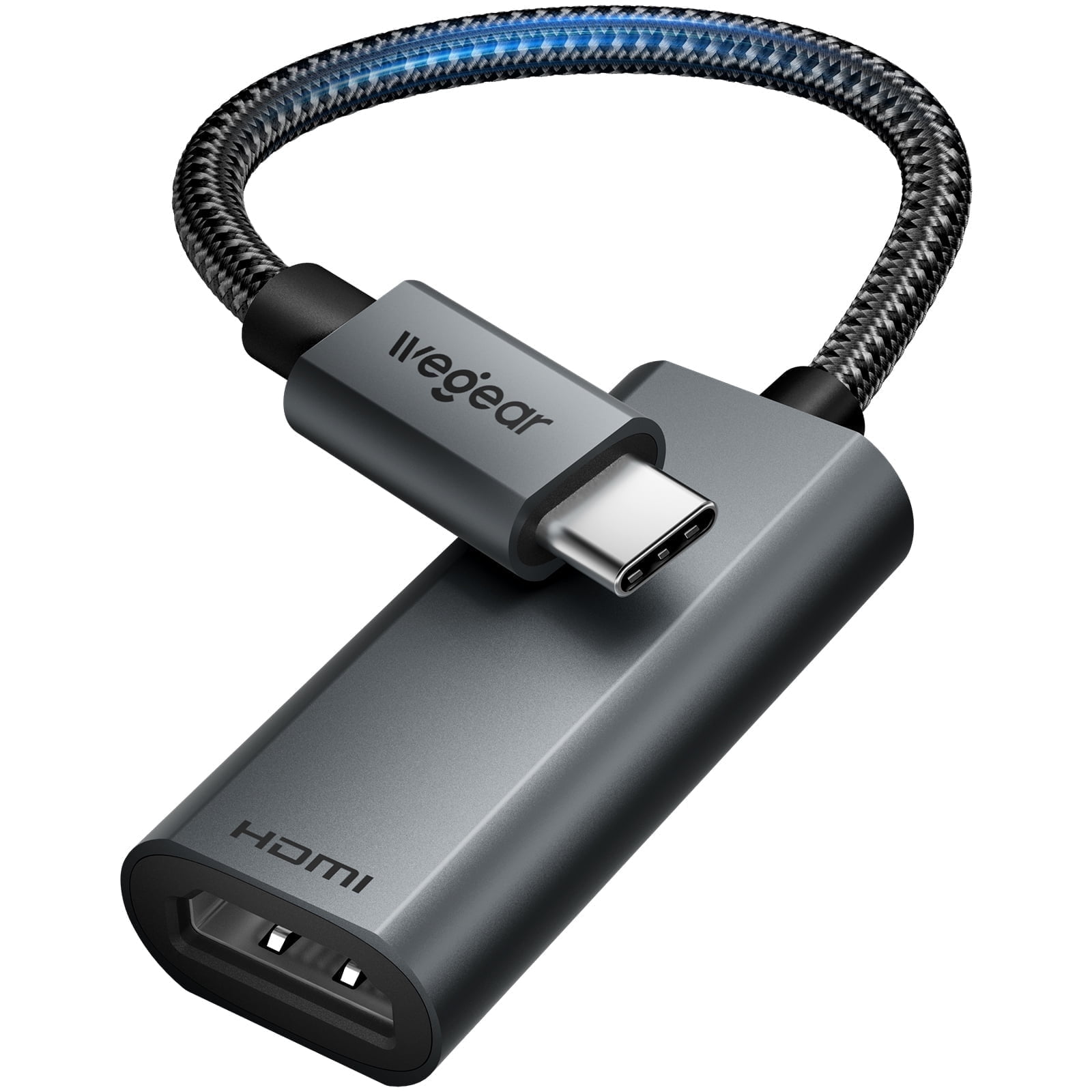 WeGear USB-C to HDMI Adapter, 4K@60Hz Display, Thunderbolt Connector ...