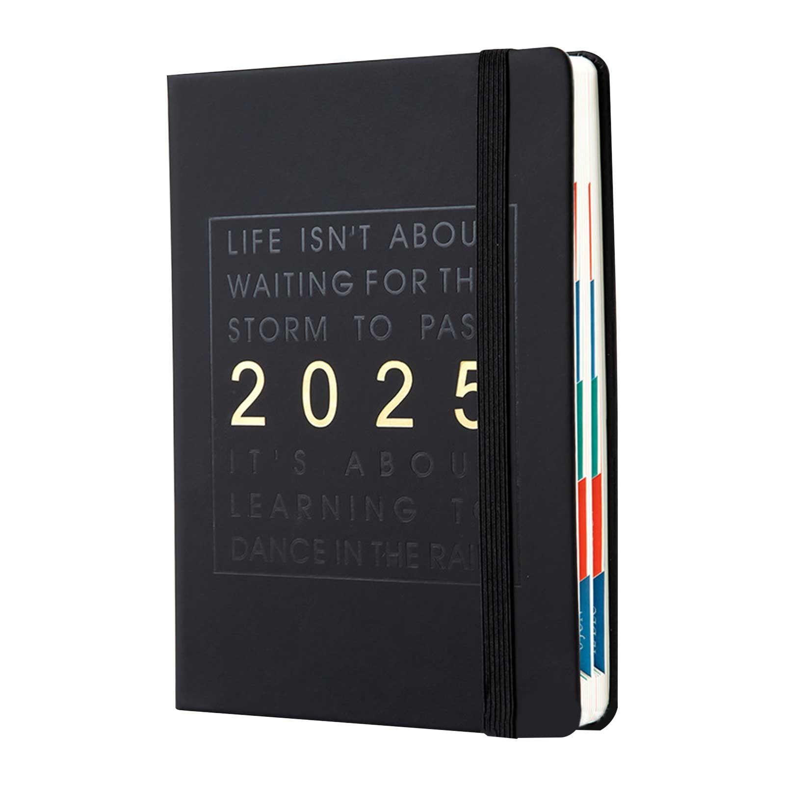 weibbin 2025 Calendar Notepad English Calendar A5 Notebooks for Women ...