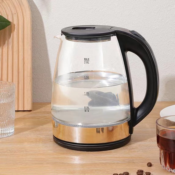 weibbin 2L Stainless Steel Electric Kettle with Auto Shut-Off, 800W ...
