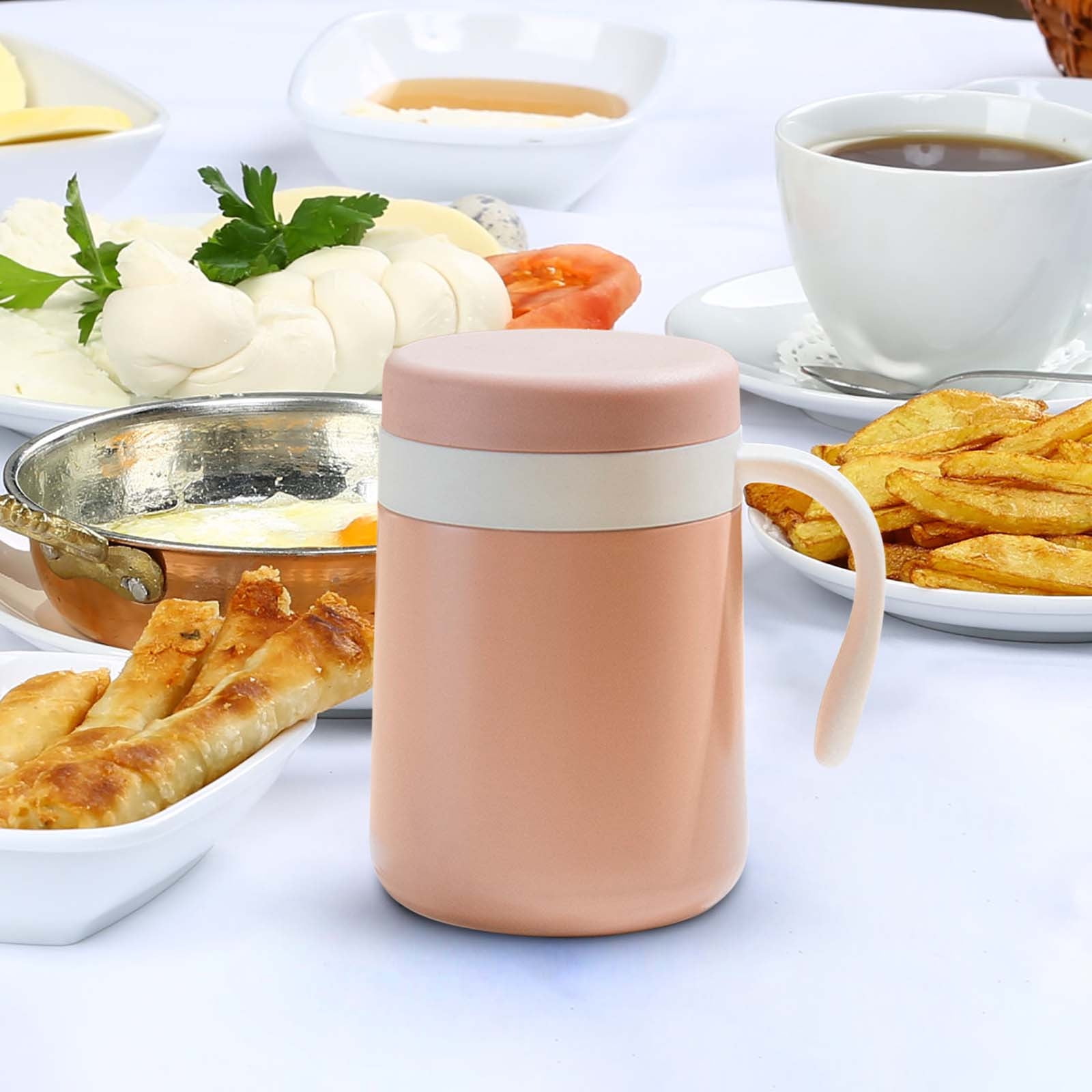 weibbin 420ml Portable Bird's Tremella Handle Braised Beaker Office ...