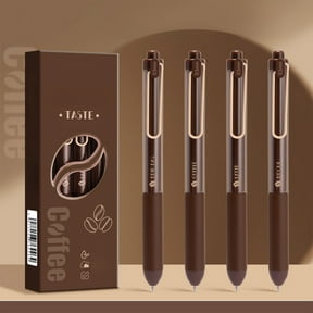 Writech Gel Pens, 0.5mm Fine Point Black Ink, Retractable Silent Click ...