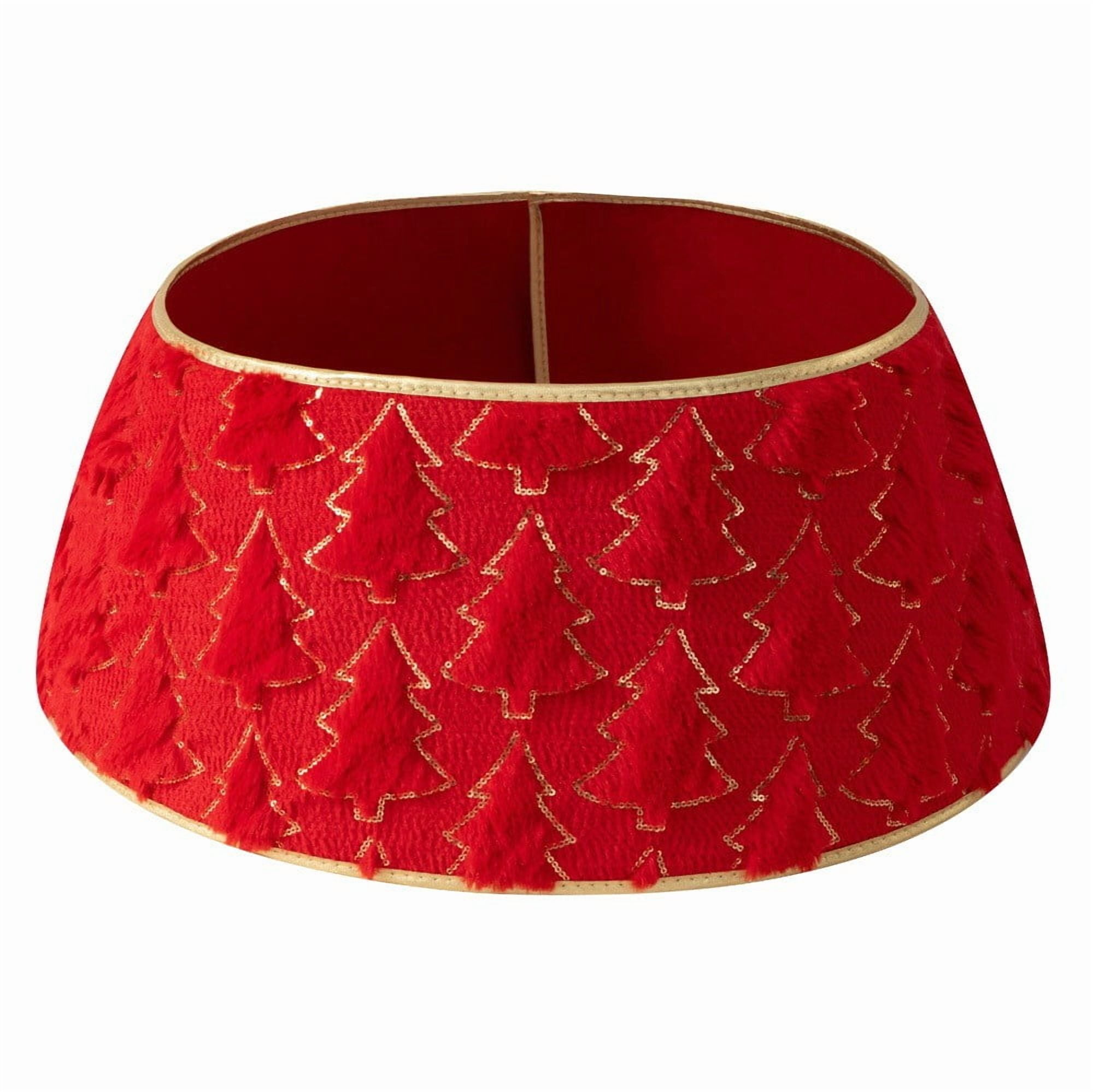 weibbin Christmas Tree Collar: Plush Styles Christmas Tree Collars for ...