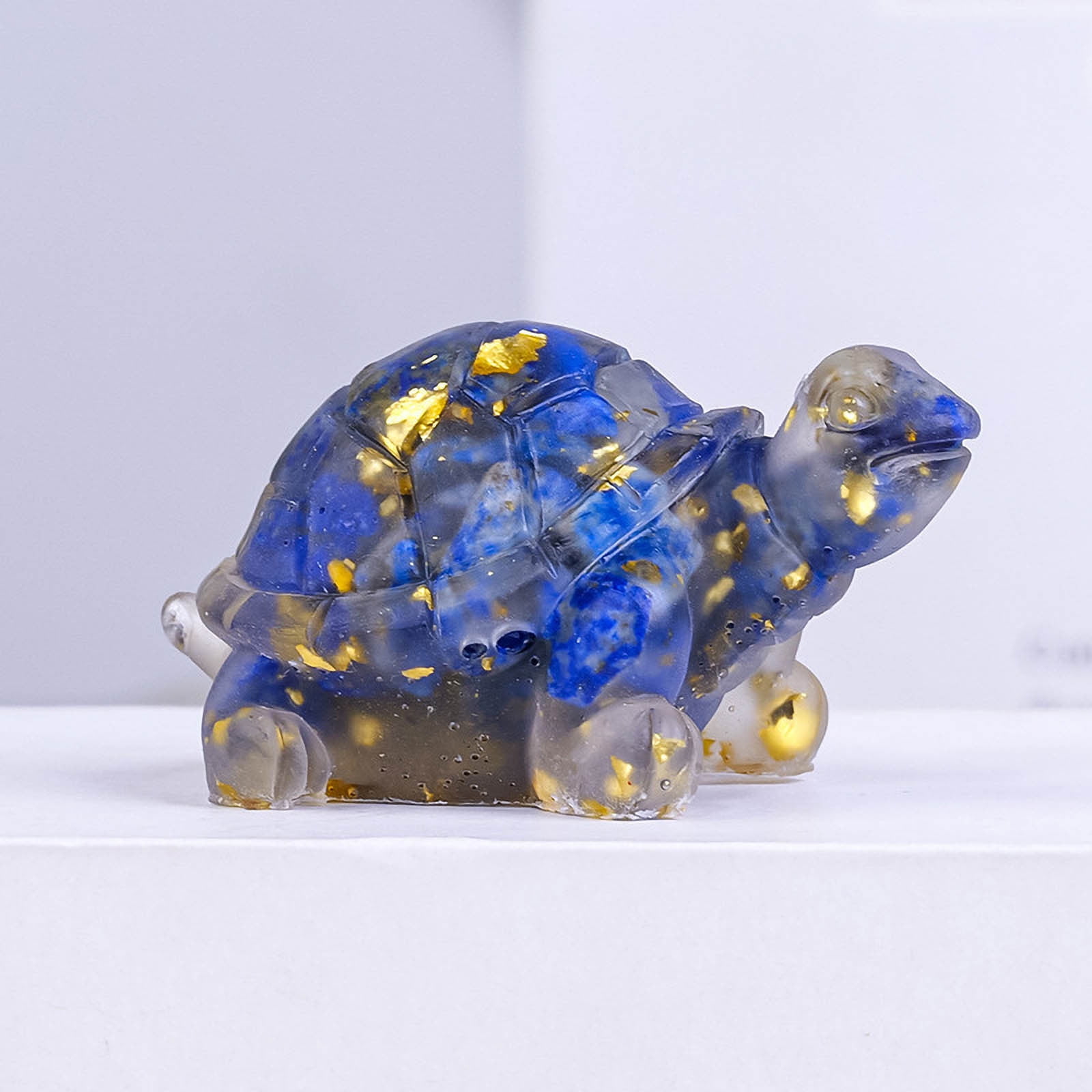 weibbin Crystal Turtle Figurines Natural Healing Amethyst Tortoise ...