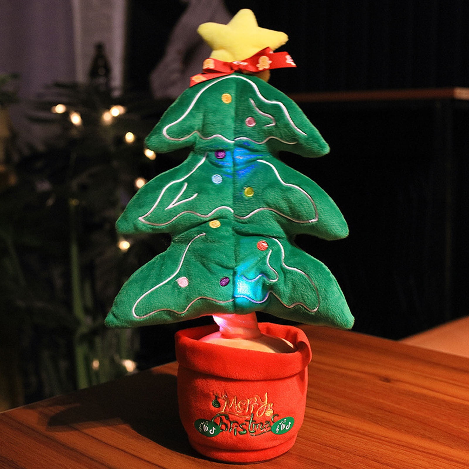 weibbin Dancing Christmas Tree Singing Talking Shaking Glowing ...