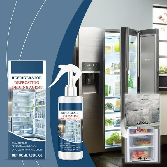 weibbin Defrosting Spray for Fridge Freezer, 100ml Refrigerator ...