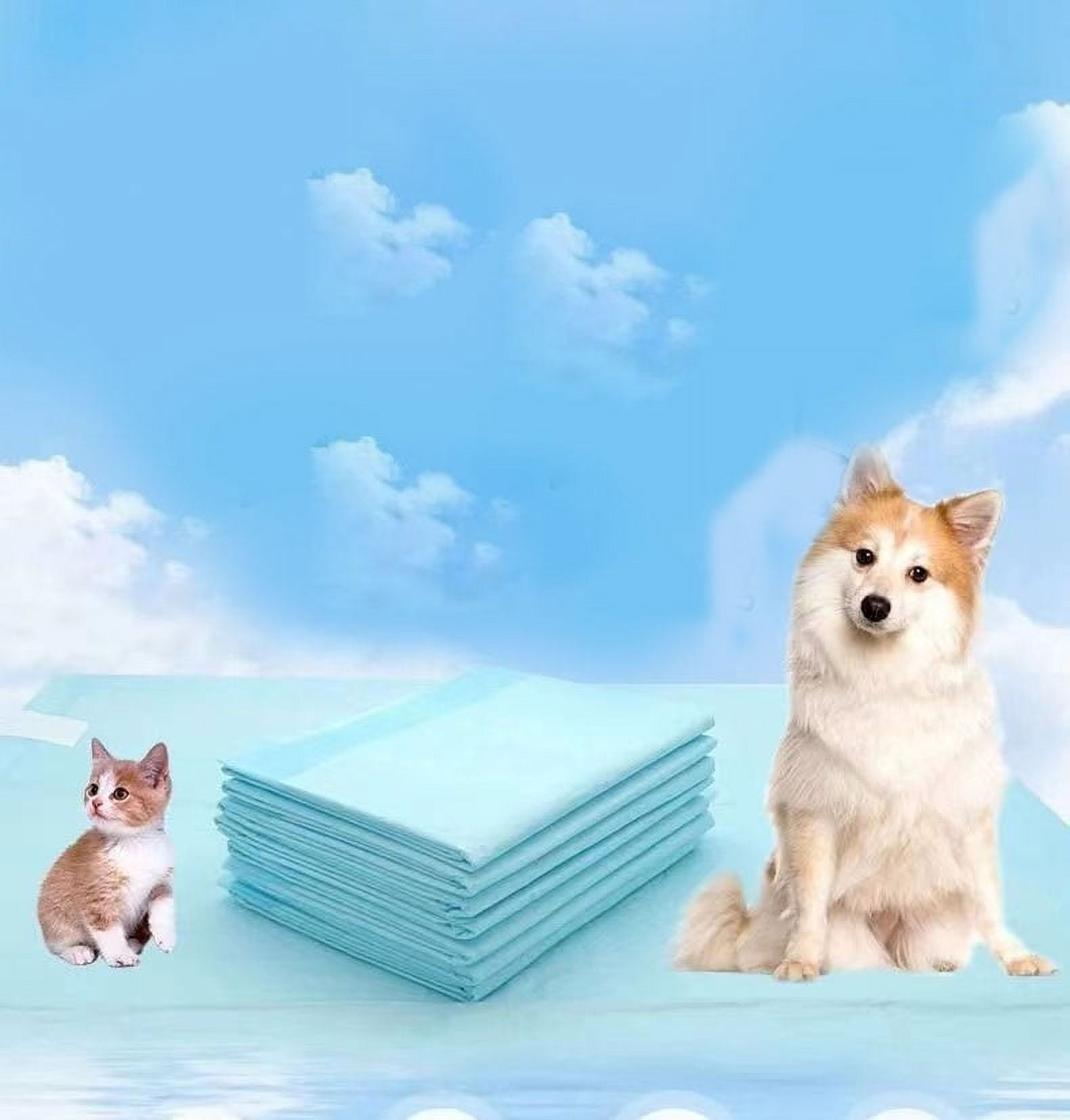 weibbin Dog Pads 60x60cm Extra Large, Super Absorbent Pee Pads Up to 10 ...