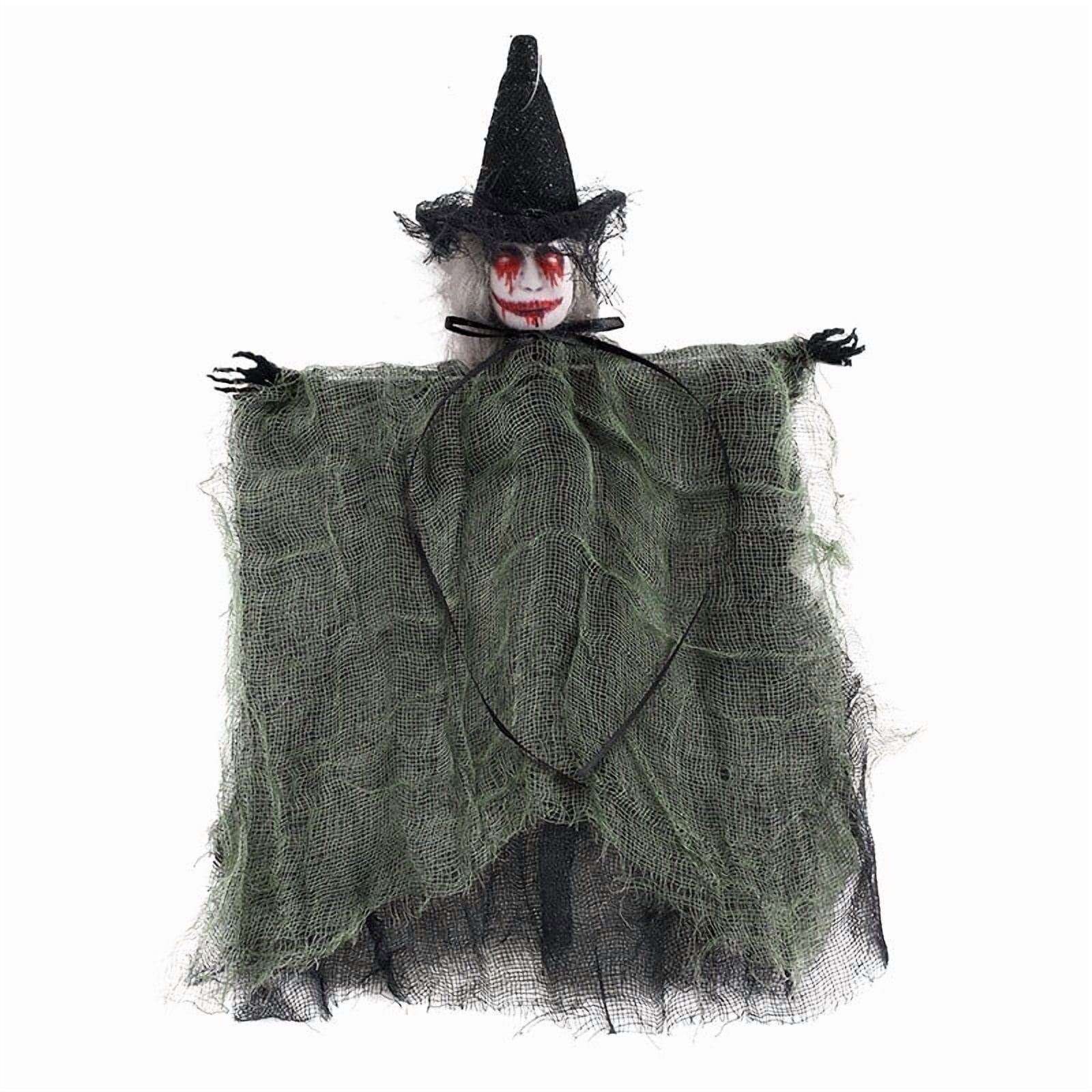 weibbin Halloween Hanging Witch Decor, Outdoor Spooky Witch Pendant ...