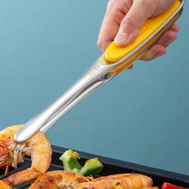 12 Inch Stainless Steel Food Tweezer, Precision Serrated Tips Food ...