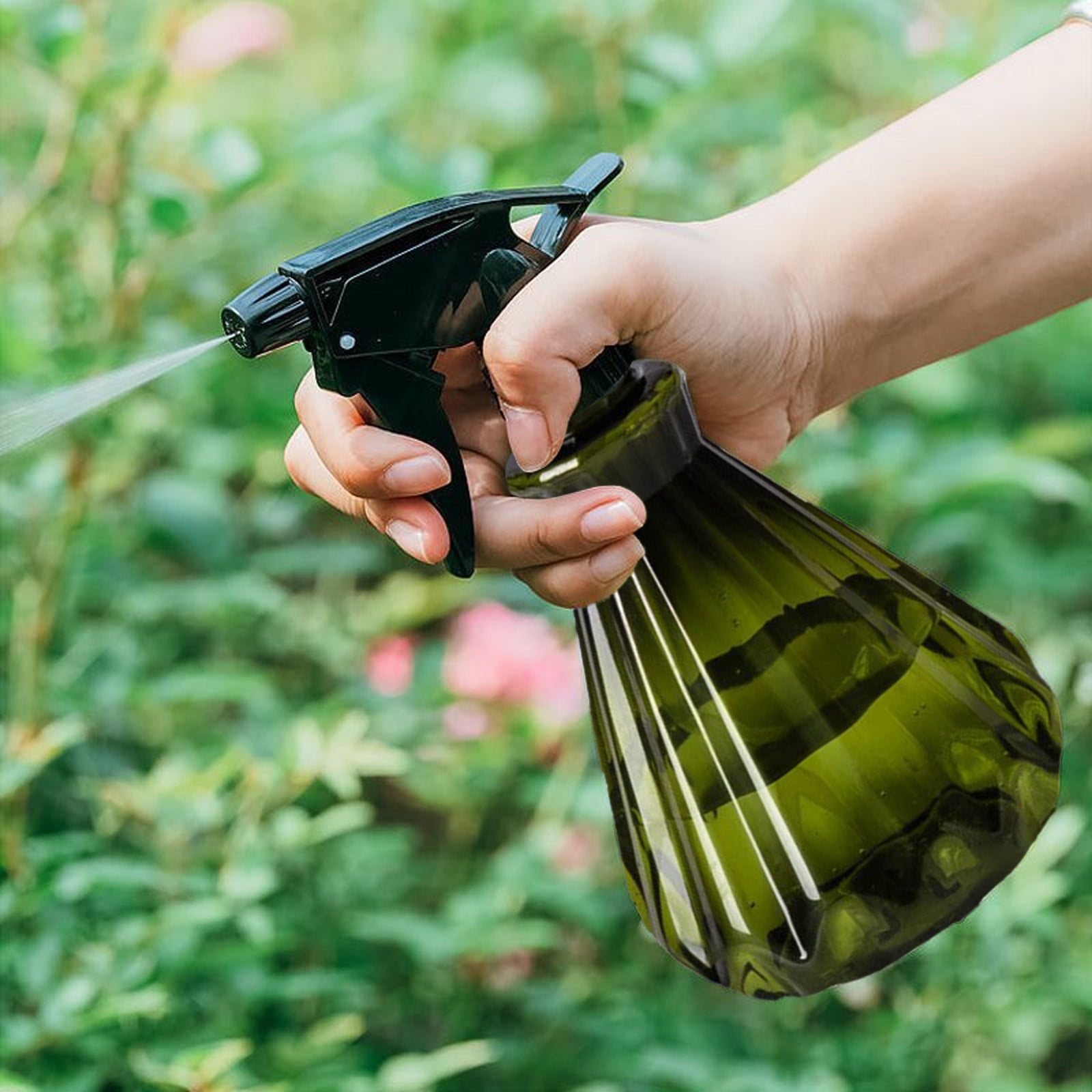 weibbin Plant Mister Spray Bottle, 500ml Plastic Sprayer Bottle for Plants Fine Mist Plant ...