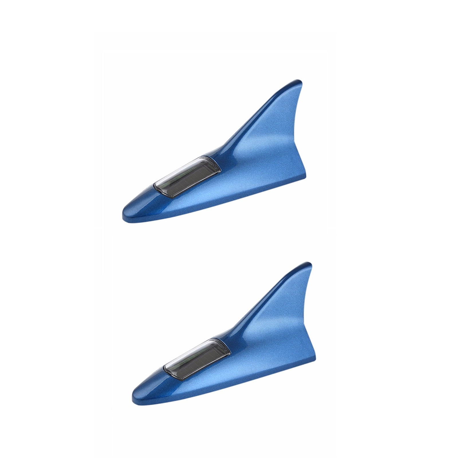 weibbin Shark Fin Car FM Radio Antenna, Solar LED Universal Roof Mount ...