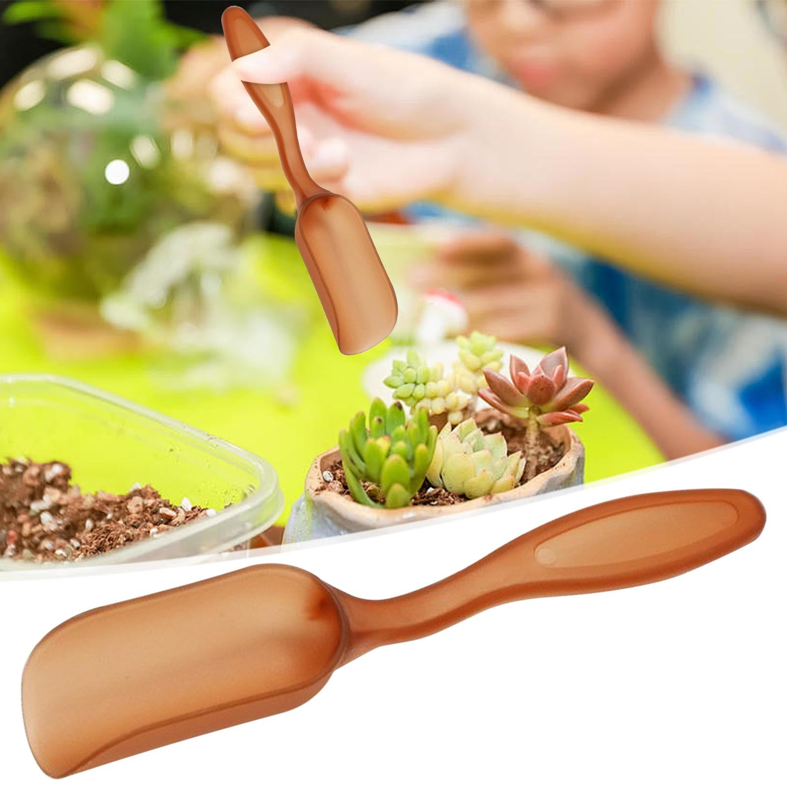 weibbin Soil Scoop for Potting and Transplanting, Garden Tool Indoor ...