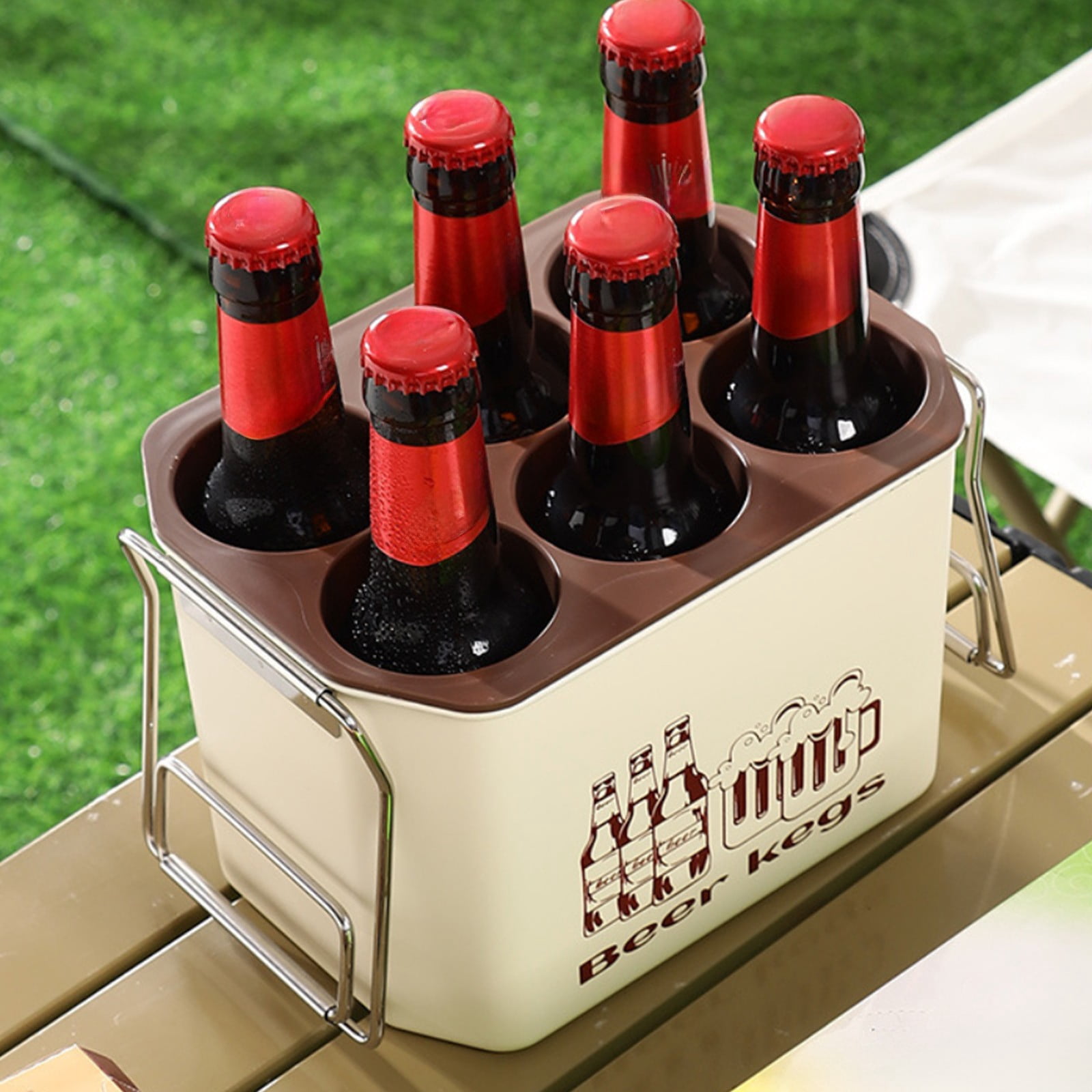 weibbin Stainless Steel Chilled Beer Keg Outdoor Barbecue Camping ...