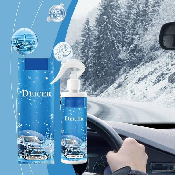 weibbin Windshield De-Icer Instantly Melts Ice & Winter Frost For Car ...