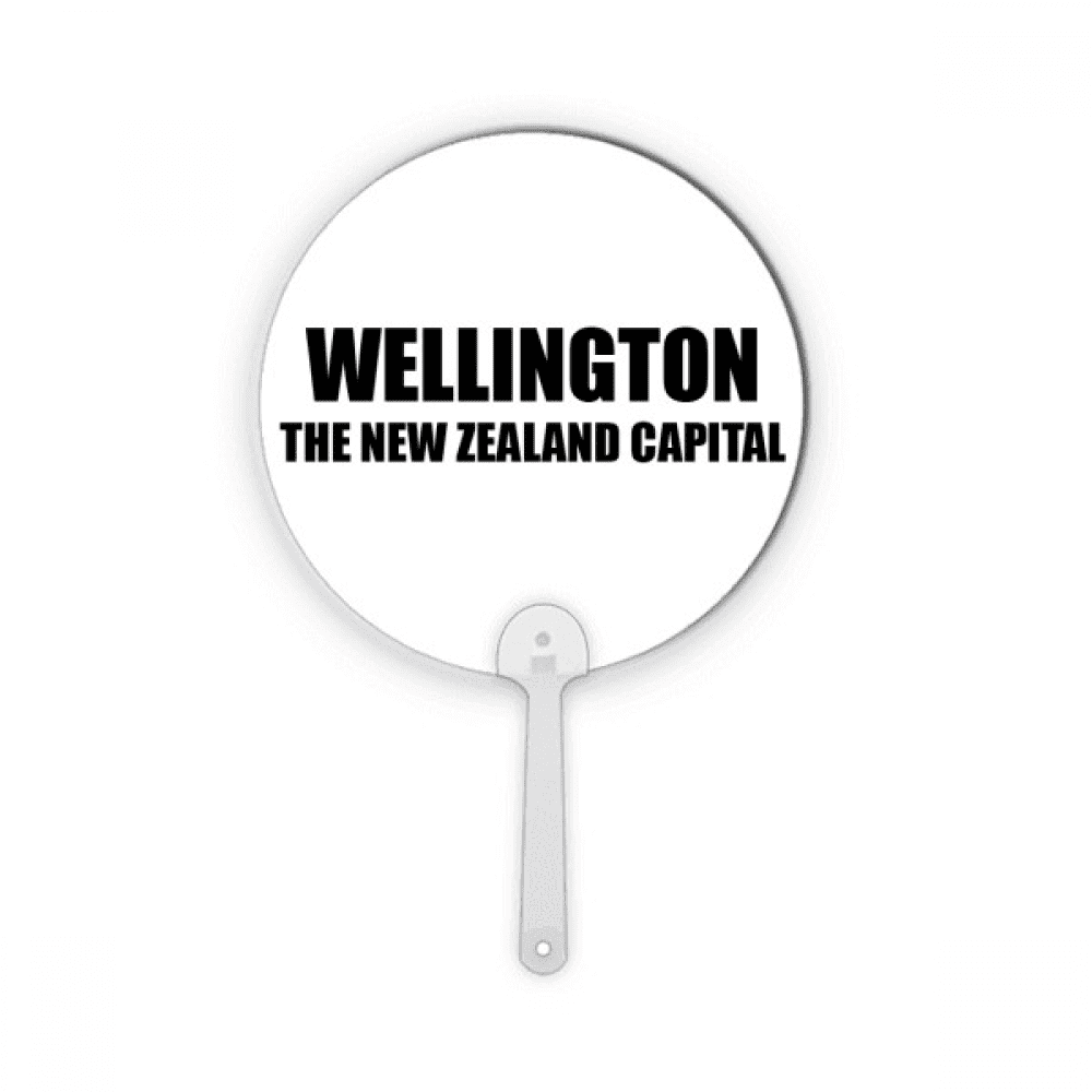 wellington the new capital Plastic Round Handheld Fan Decorations Craft ...