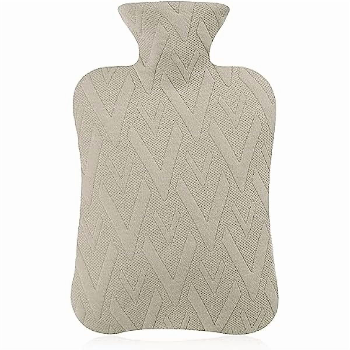wen997 Hot Water Bottle with Cover, 2L Hot Water Bag for Hot and Cold ...