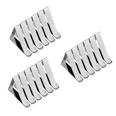 TAntrix Tablecloth Clips 30 Packs Picnic Table Clips Flexible Stainless ...
