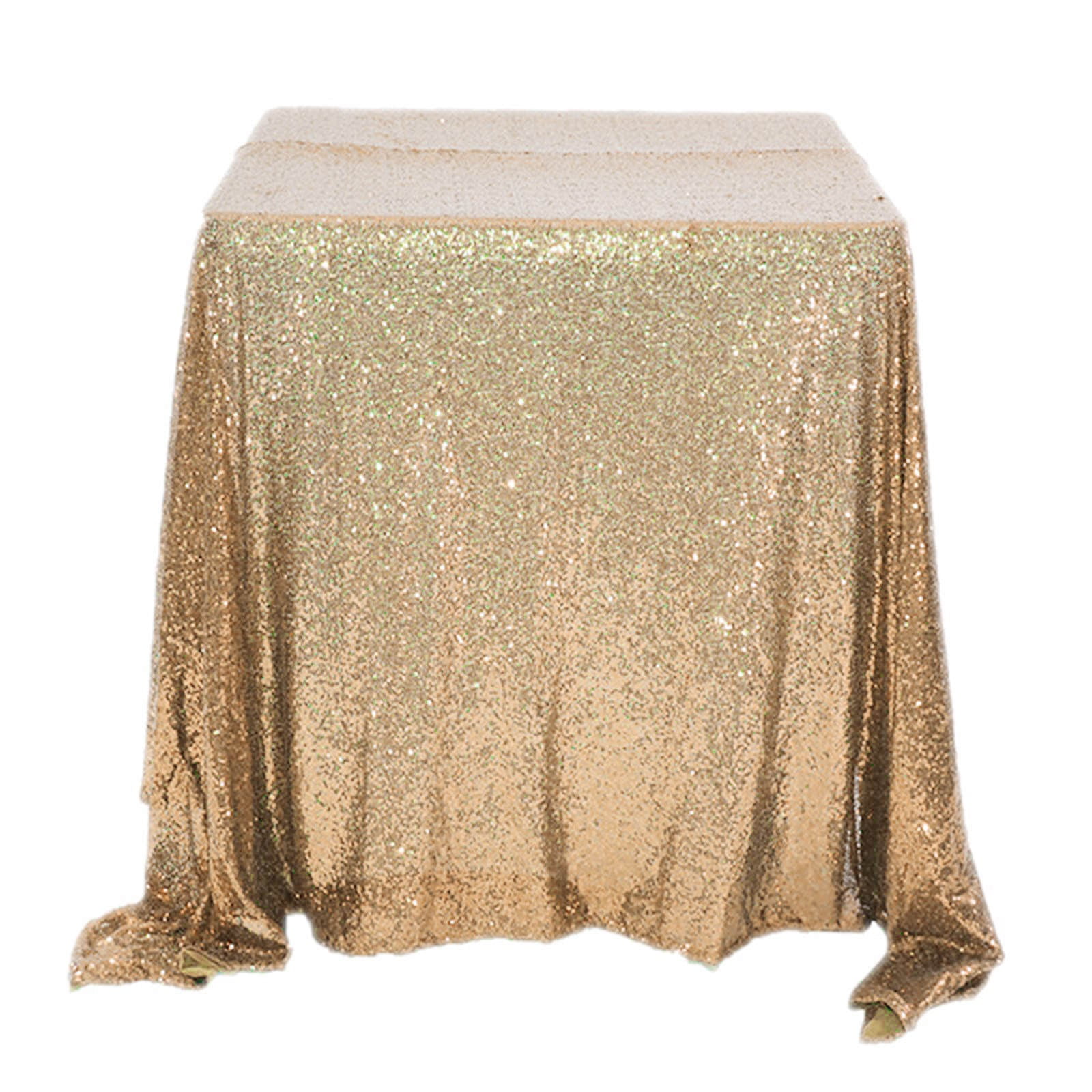 wendunide Sequin Gold Sparkly 23.6" x 23.6" Elegant Party Decor ...