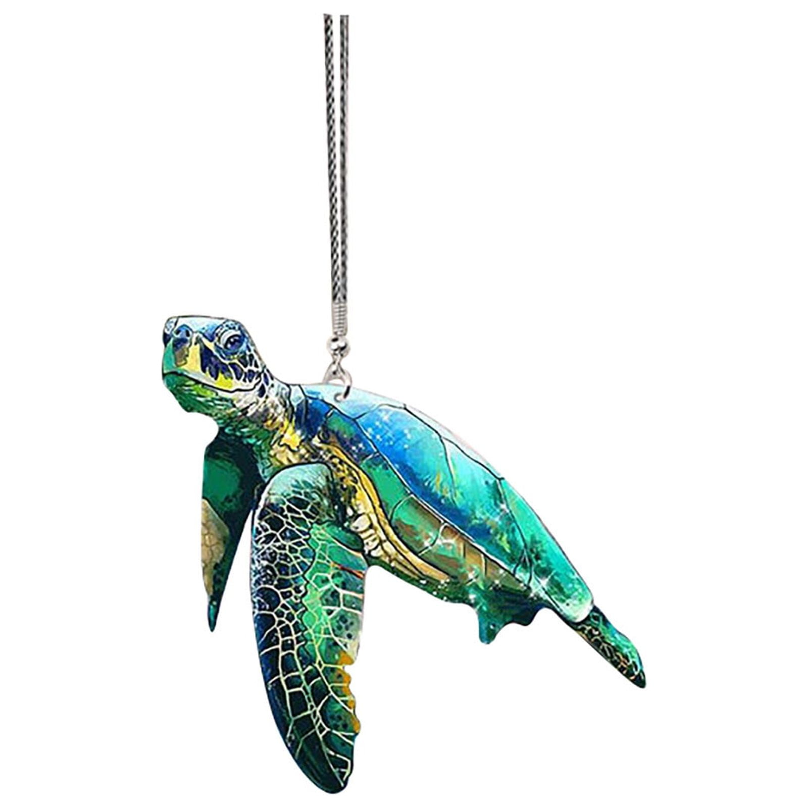 wendunide home decor turtle with baby ornament cute turtle sea hanging ...