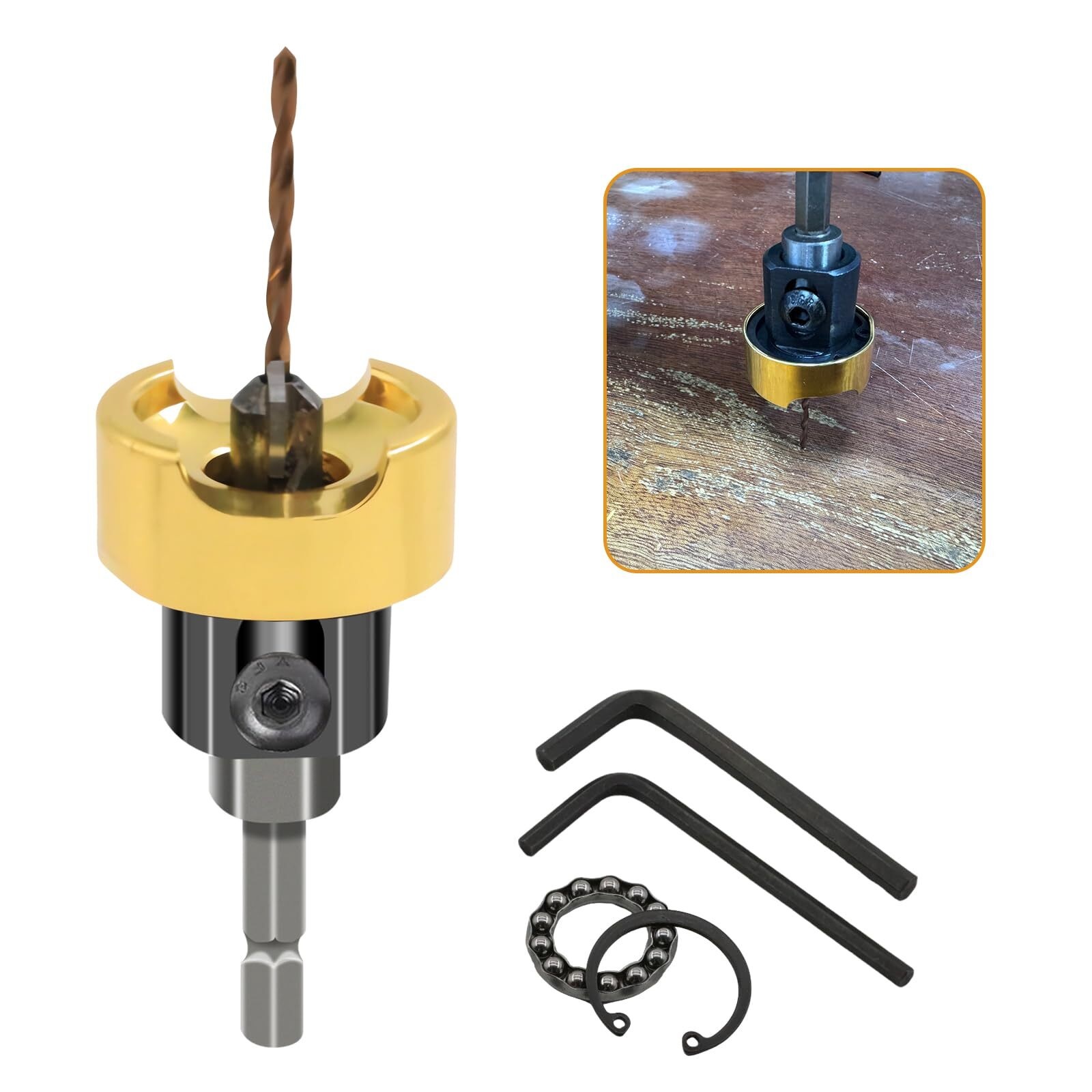 wenqiang 82 Degree Carbide Tipped Set bit with Ball Bearing 55225 ...