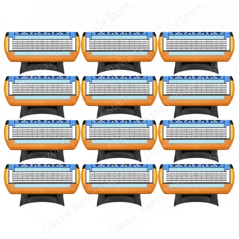 wenqiang Classic 5-layer Razor Blade Men's replacement Safety Manual Shaving Blade Reusable ...