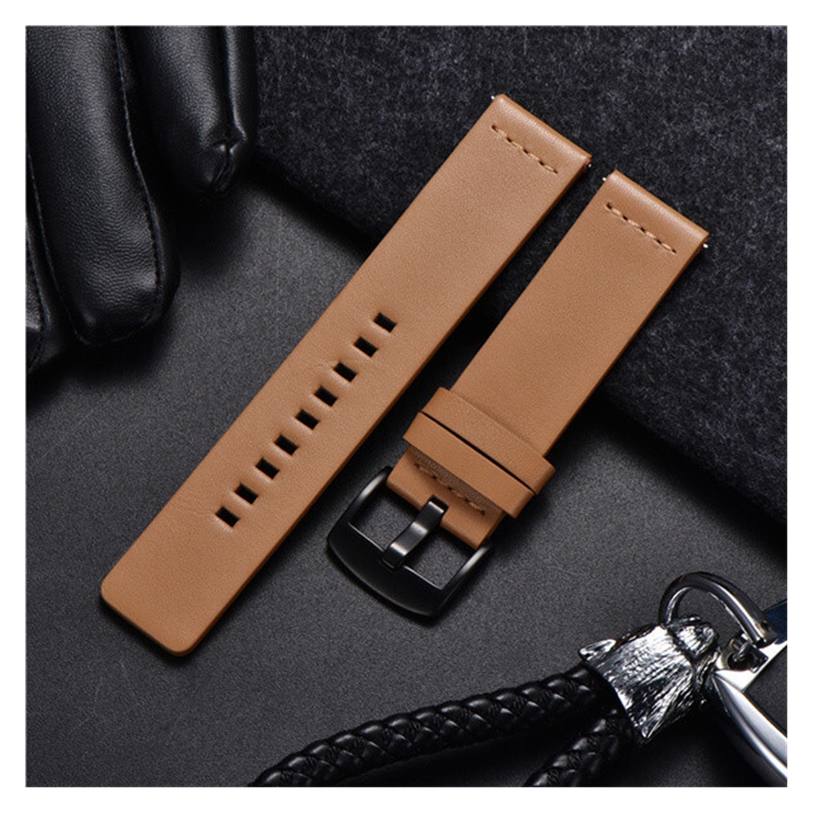 wenqiang Leather Strap Sports Smart Watch Quick Release Strap - Walmart.com