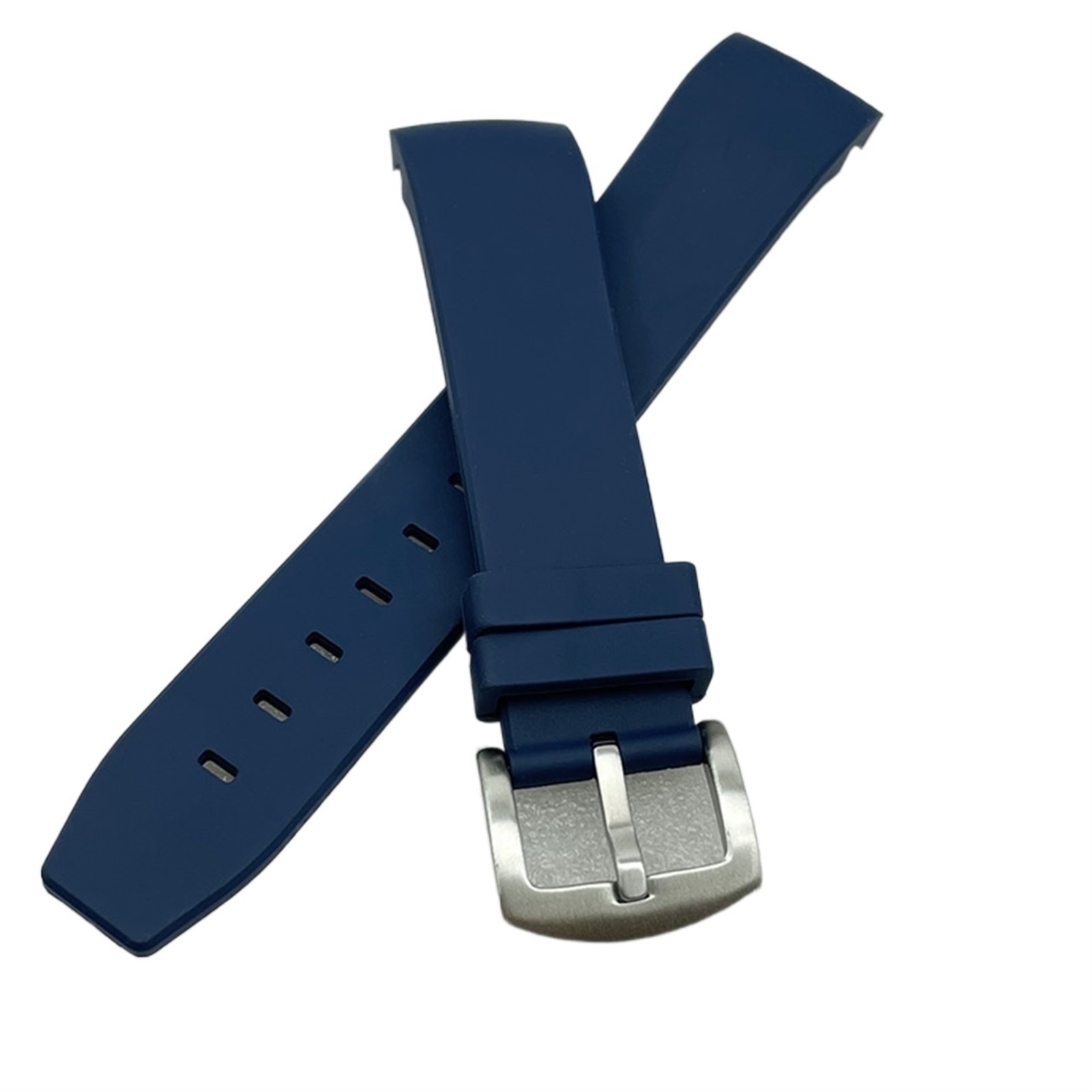 wenqiang Natural Rubber Strap 22mm Accessories Case Non-sticky Hair General Waterproof Male Fit ...