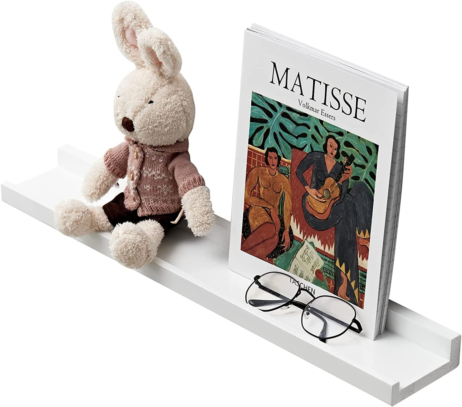 sxcuiojk 36 Inch Floating Shelves Long Wall Shelf Wall Mounted Natural ...