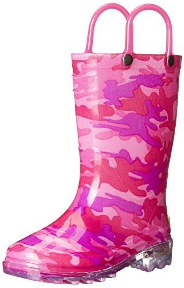 Western Chief Kids Neo Camo Lighted Rain Boot - Walmart.com