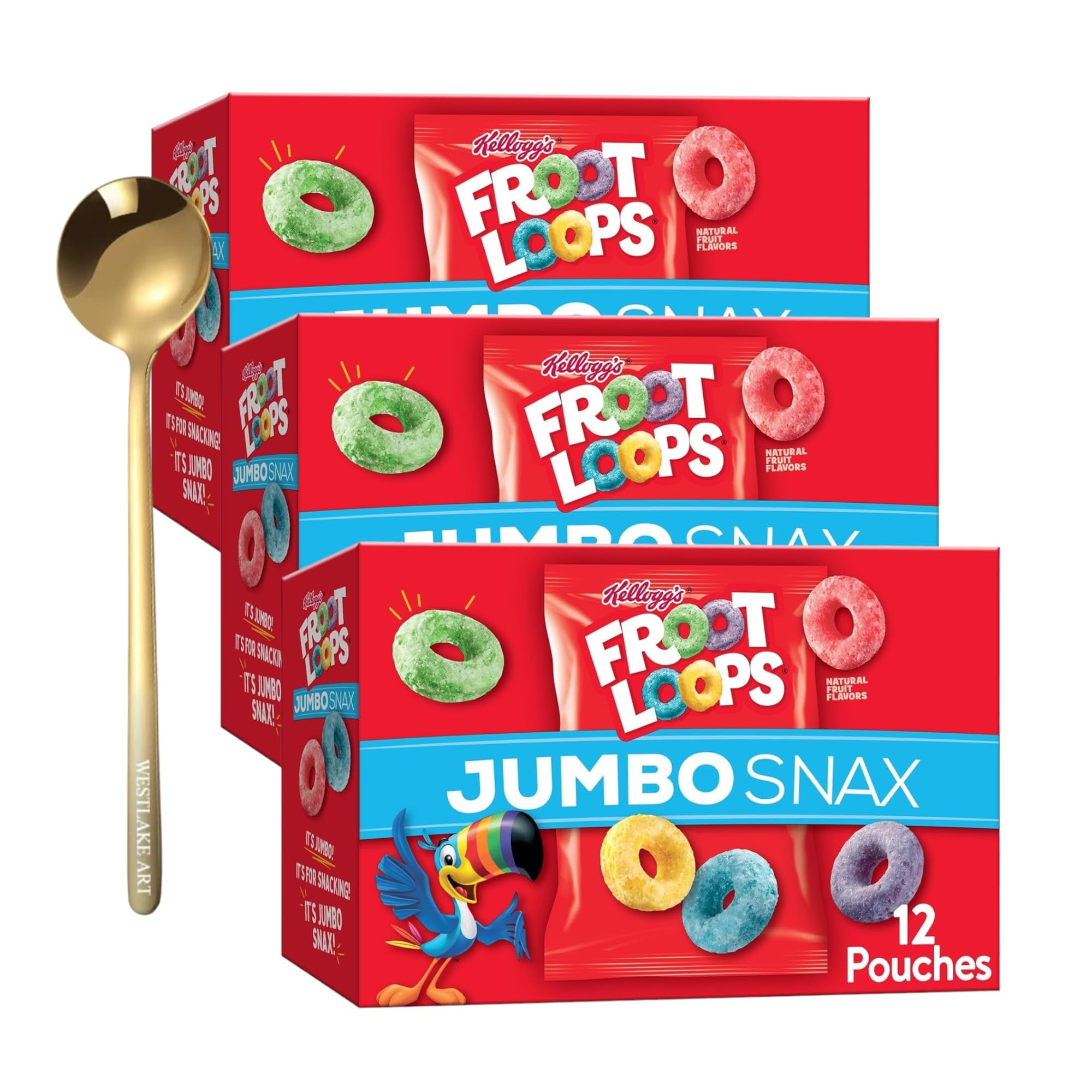 westlake art Jumbo Snax Cereal Snacks AD01 , 5.4Oz - 12 Cereal Jumbo ...