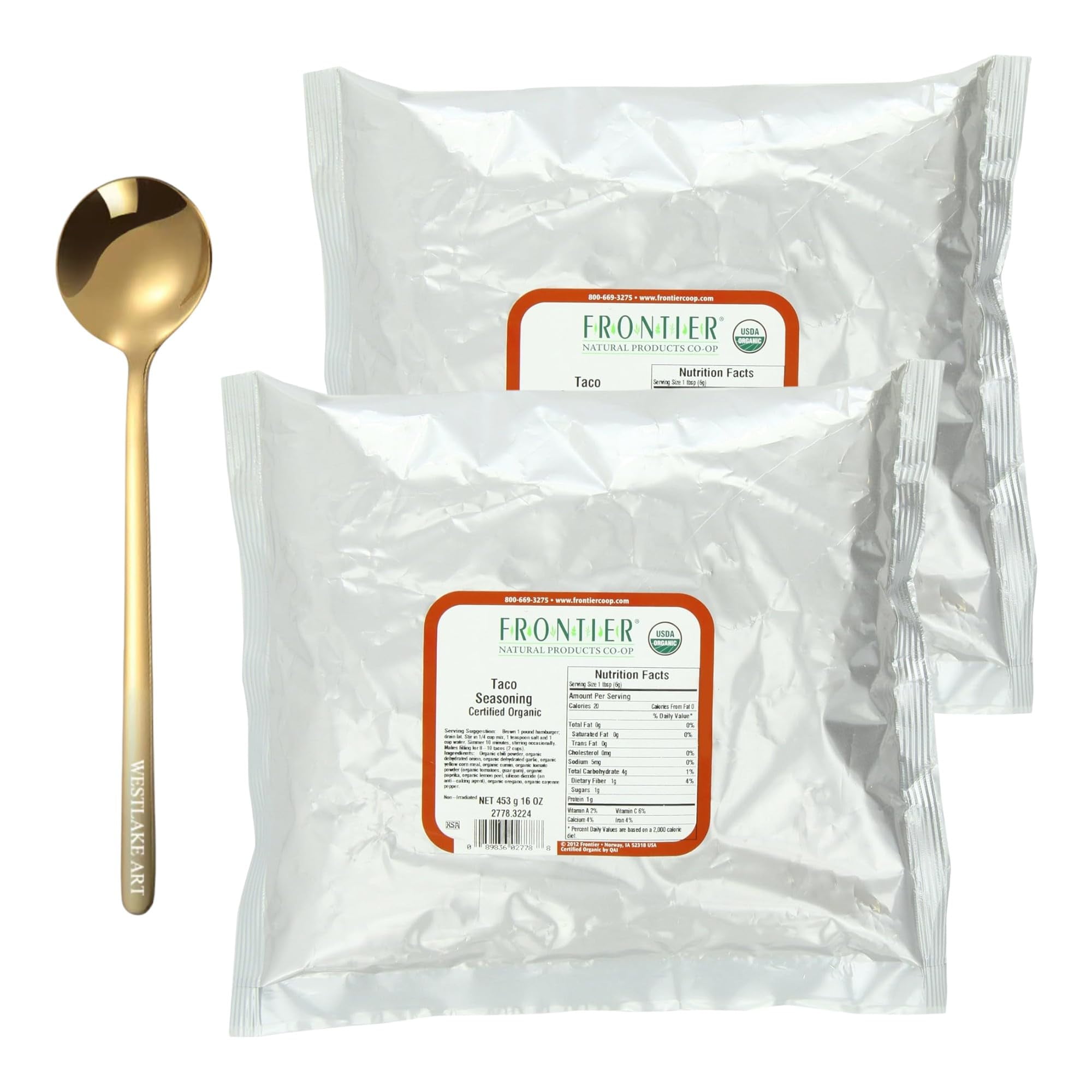 westlake art Spices Organic TSF6 Salt-Free Taco Seasoning, | Bundle ...