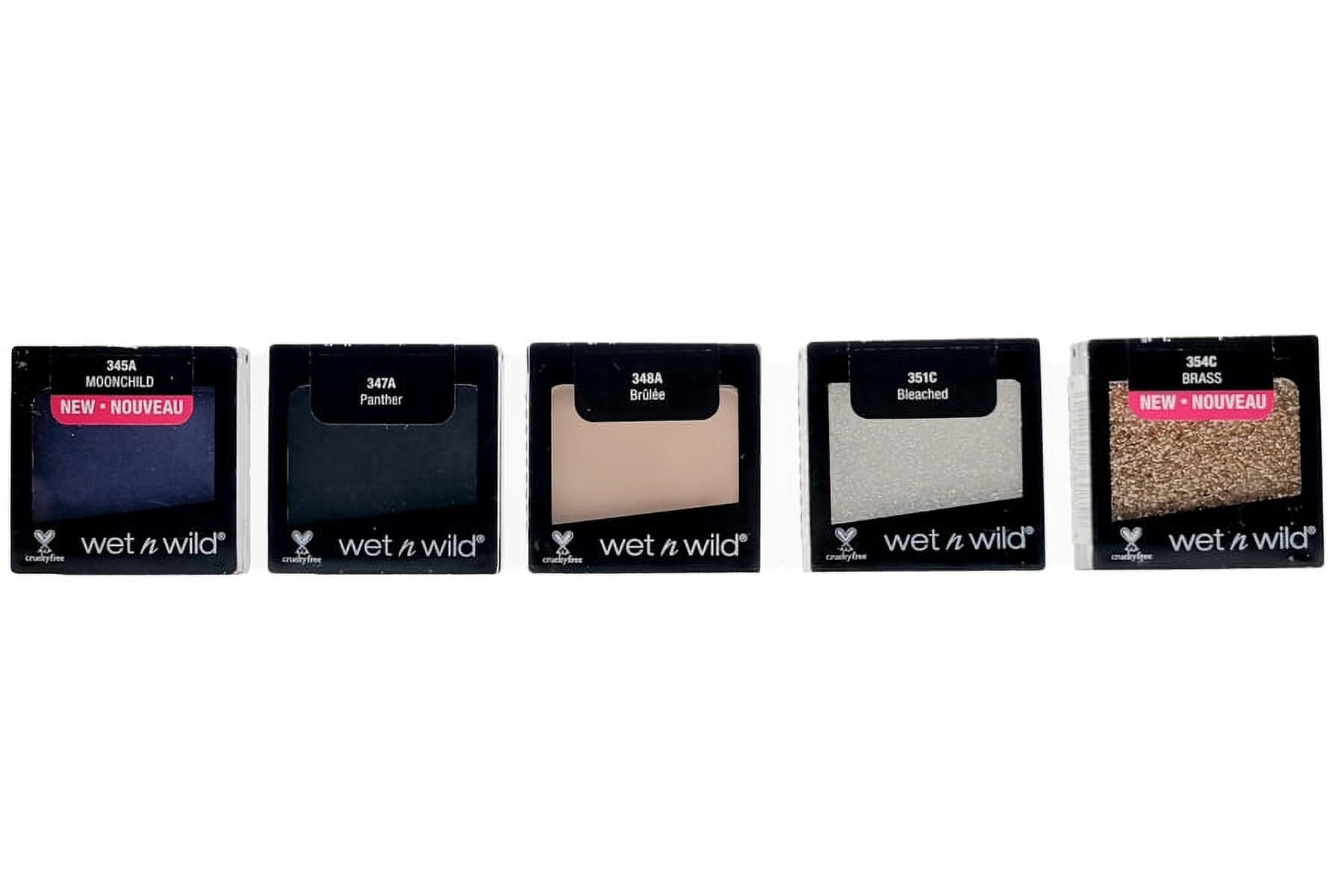 wet n wild EYESHADOW AND GLITTER 5pc set .06oz each - Walmart.com