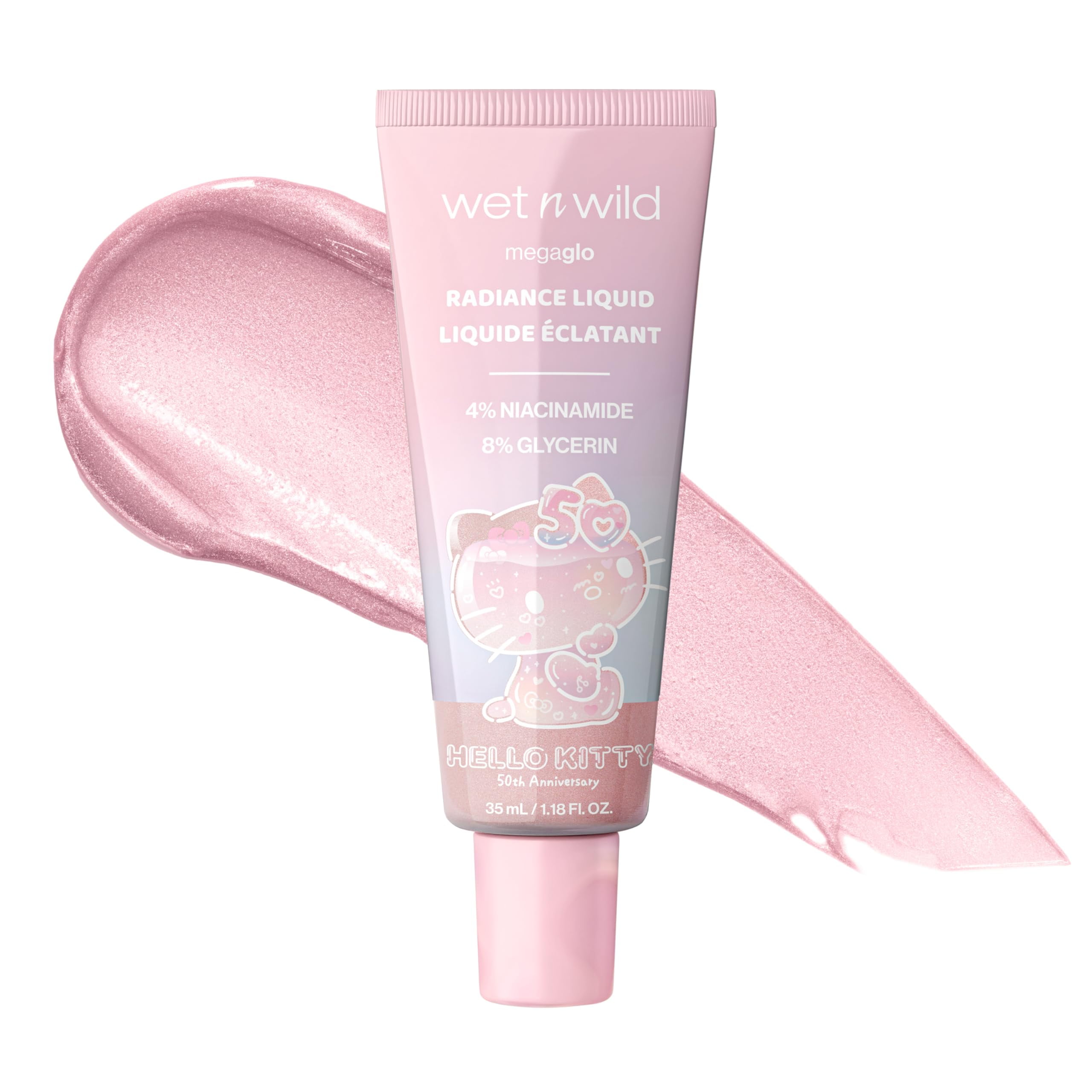 wet n wild Hello Kitty Radiance Liquid, Nourishing Niacinamide ...