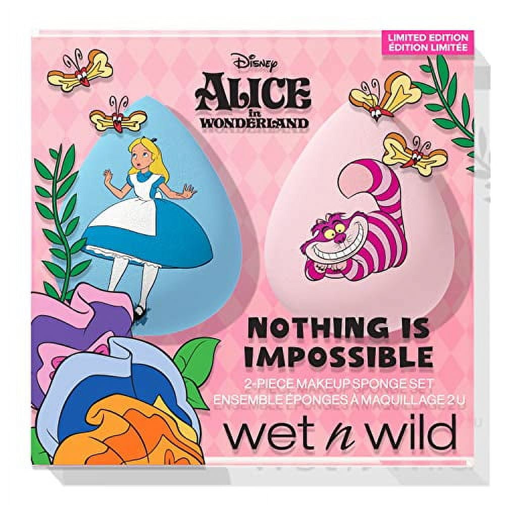 wet n wild, Nothing Is Impossible 2-Piece Makeup Sponge Set, Alice In ...