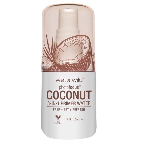 wet n wild Photo Focus Primer Water, Hydrating and Brightening, Coconut ...