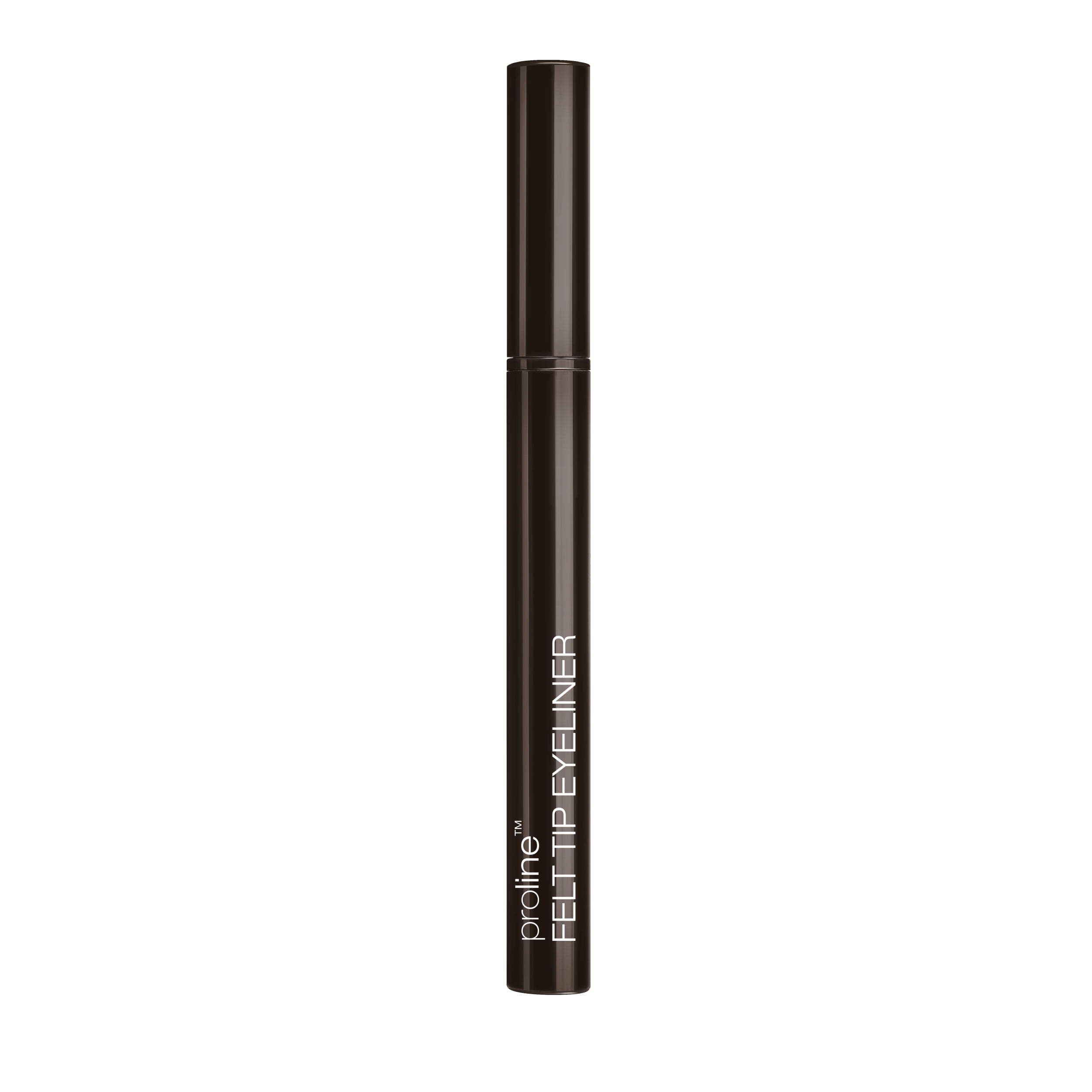 wet n wild Proline Felt Tip Eyeliner Dark Brown Fine Tip Compact Fast ...