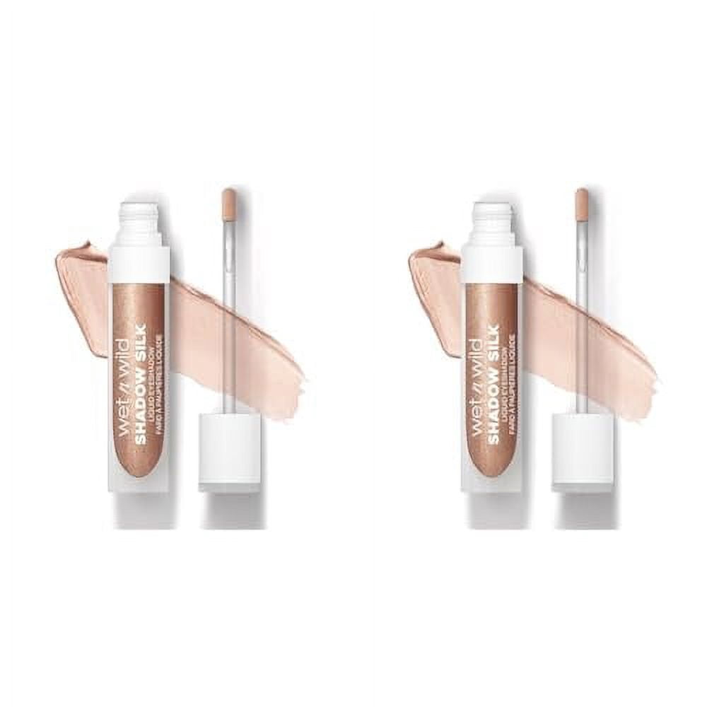 wet n wild Shadow Silk Liquid Eyeshadow Lunar Beige (Pack of 2 ...