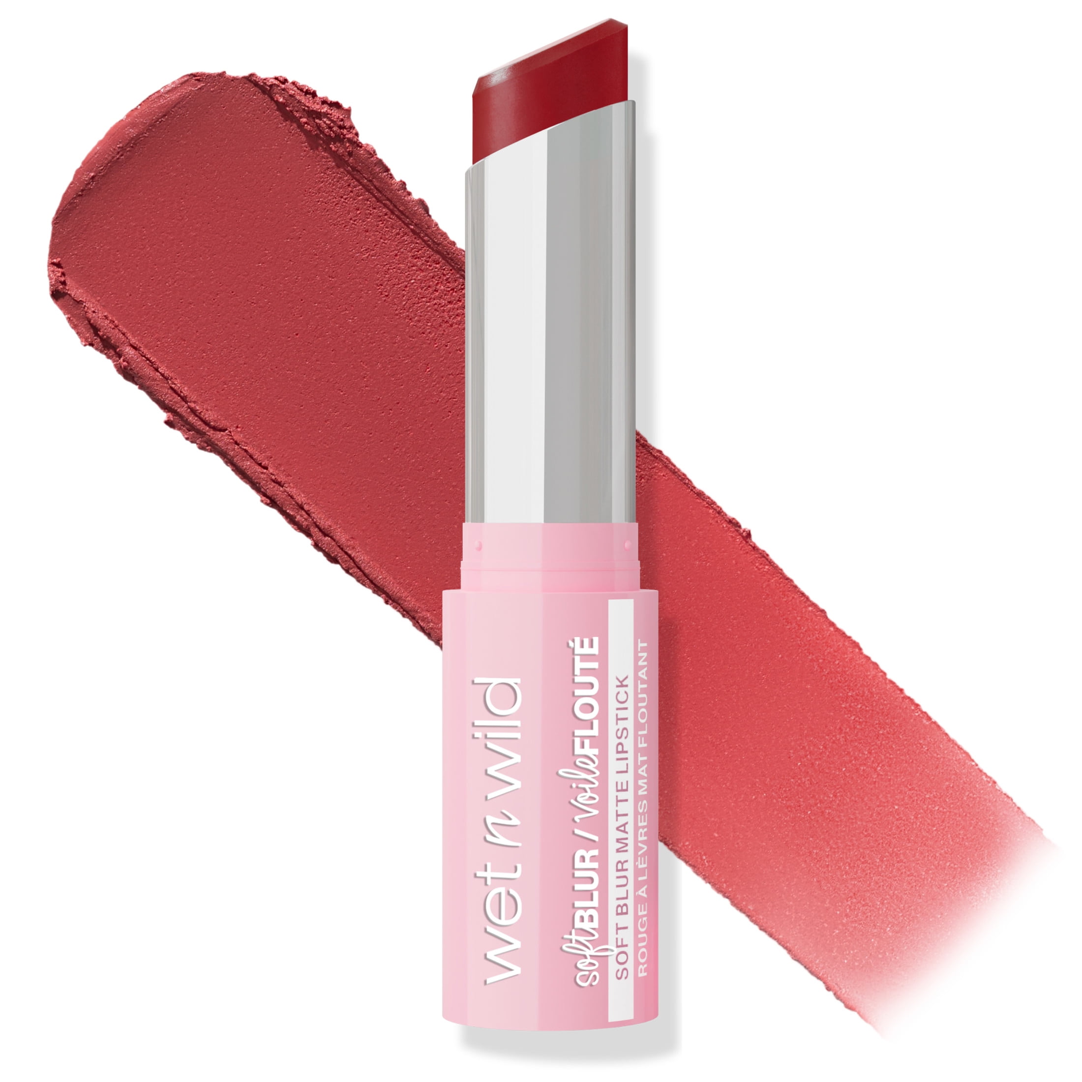 wet n wild Soft Blur Matte Lipstick I'm Shy Semi-Sheer, Buildable ...