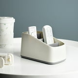 Desktop Storage Accessories: Grey Plastic Remote Control Holder Caddy ...