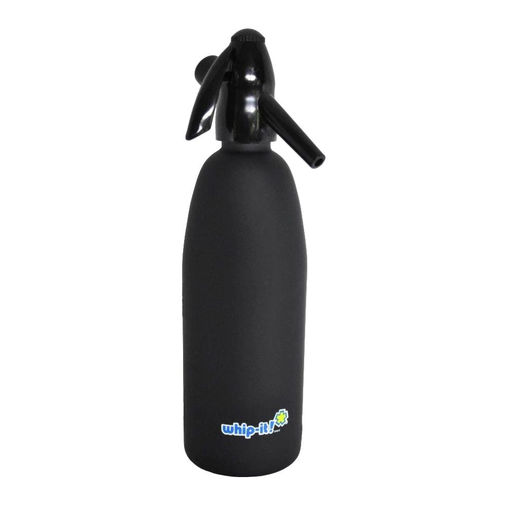 whip-it SSSV-05 Rubber Coated Black 1 Liter Soda Siphon - Walmart.com