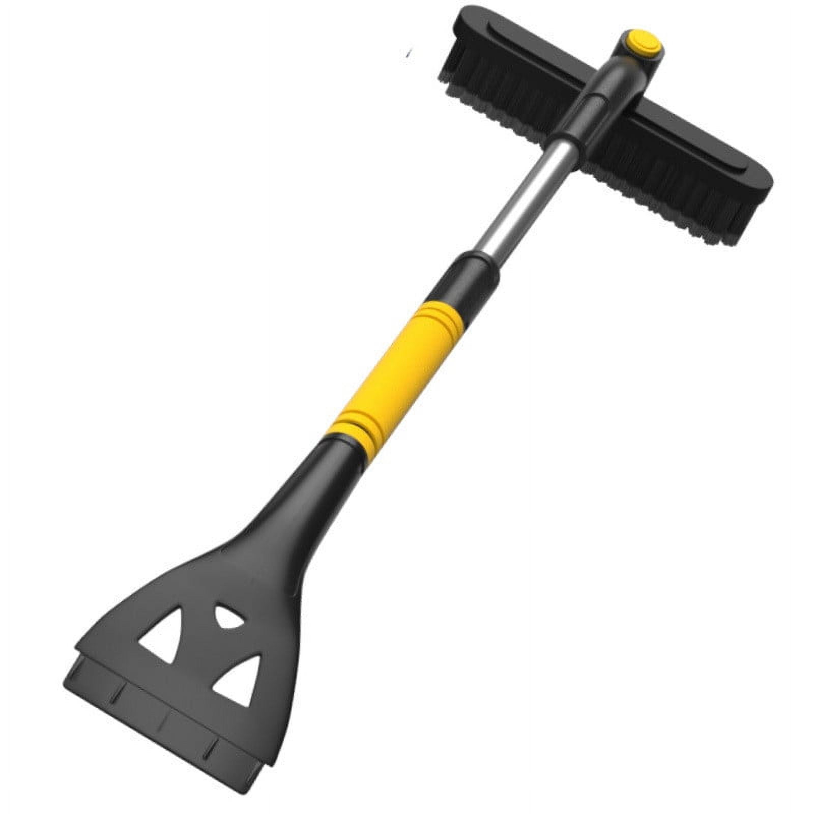 white 3 In 1 Telescopic Snow Removal Tool For Car Windshield Ice ...