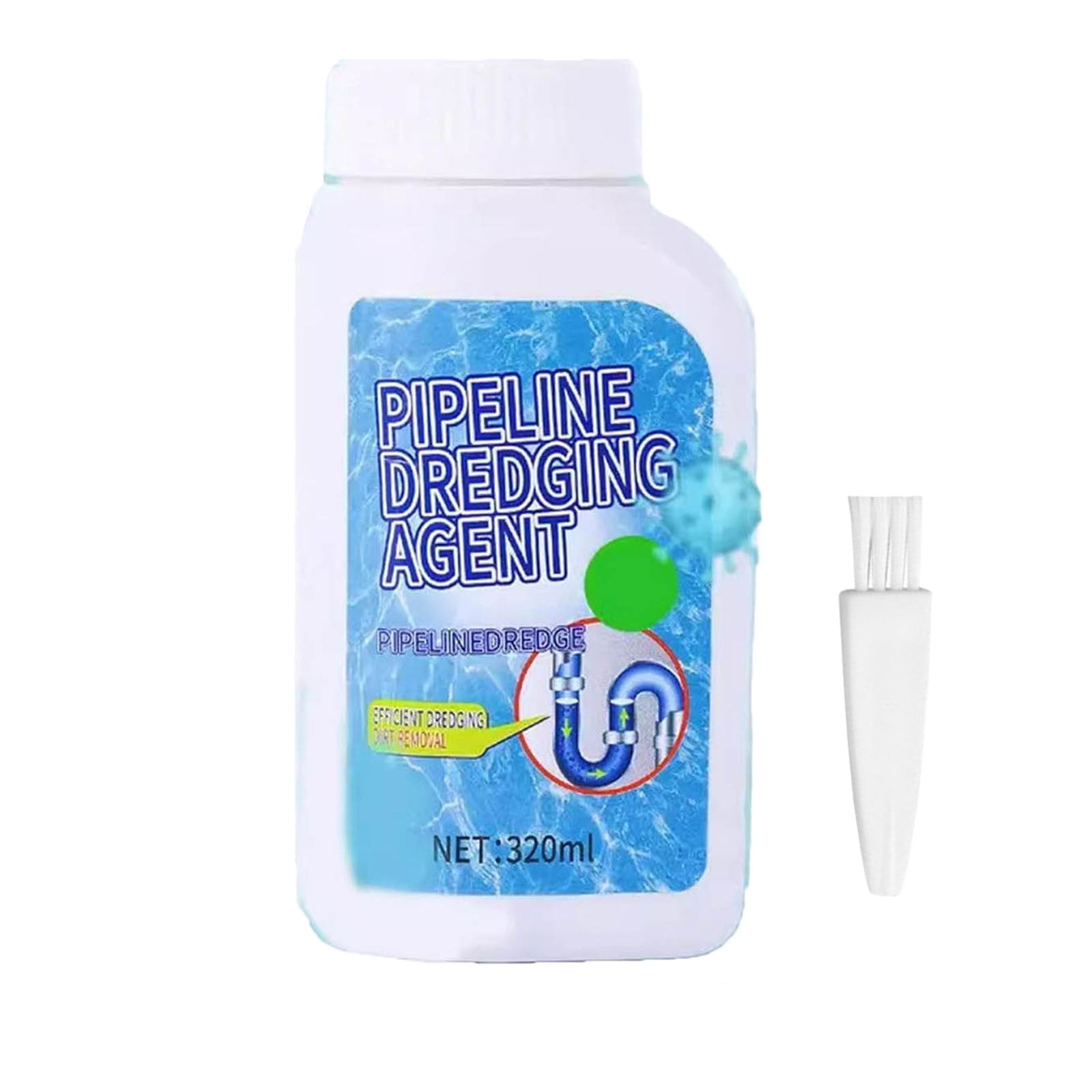 white 320Ml Drain Unclogger Liquid Dissolves Grease Blockages Fast ...