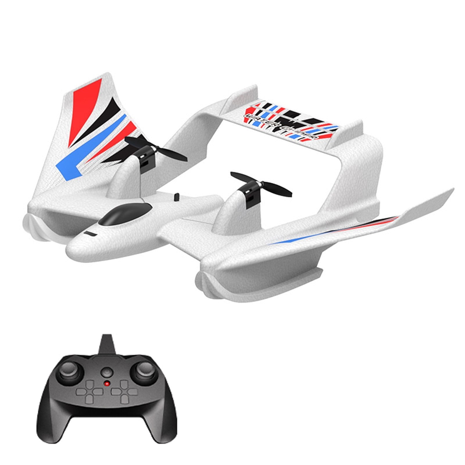 white 3In1 Water Land Air Remote Control Airplane 24Ghz Gyroscope Drone ...
