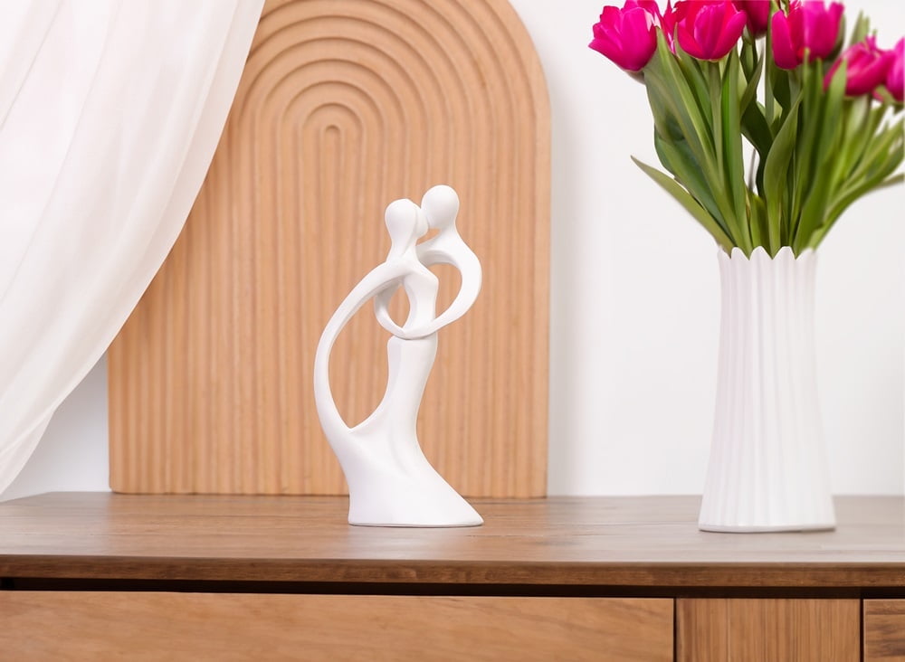 （white）Abstract kiss Decoration Sandstone Home Abstract Figure ...