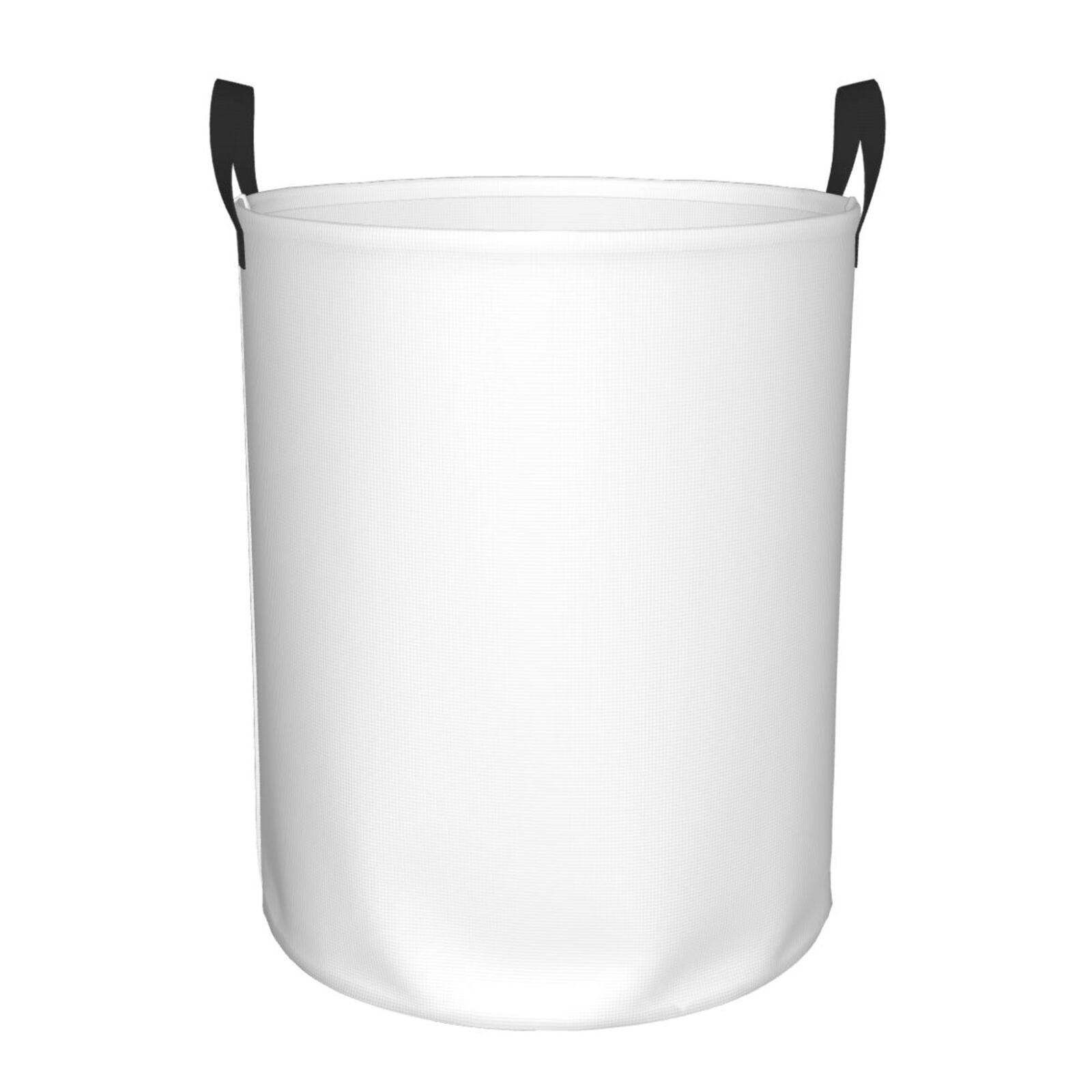 white Laundry Basket, Laundry Hamper Waterproof Laundry Bag Clothes ...