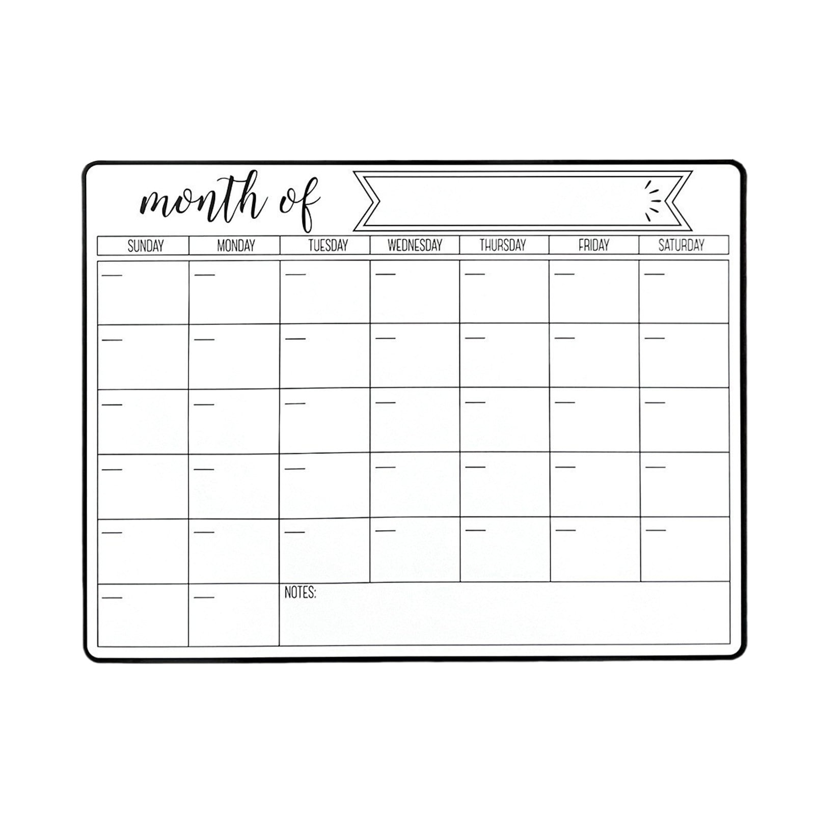 white Magnetic Write-On Wipe-Off Weekly Planner Board For Refrigerator ...