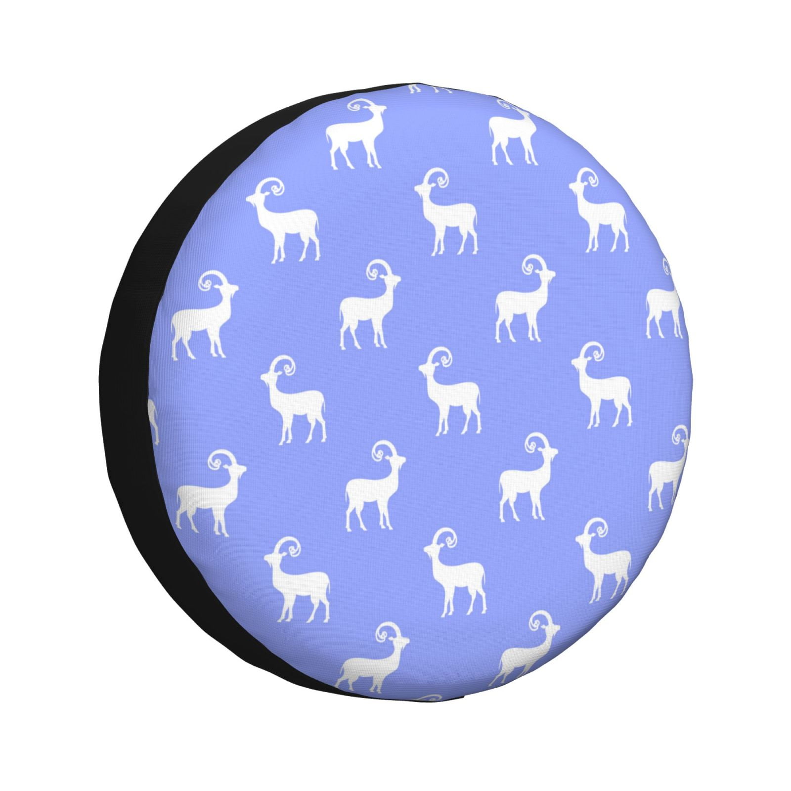white Mountain Goat cute Spare Tire Cover for Trailer Camper RV Truck ...