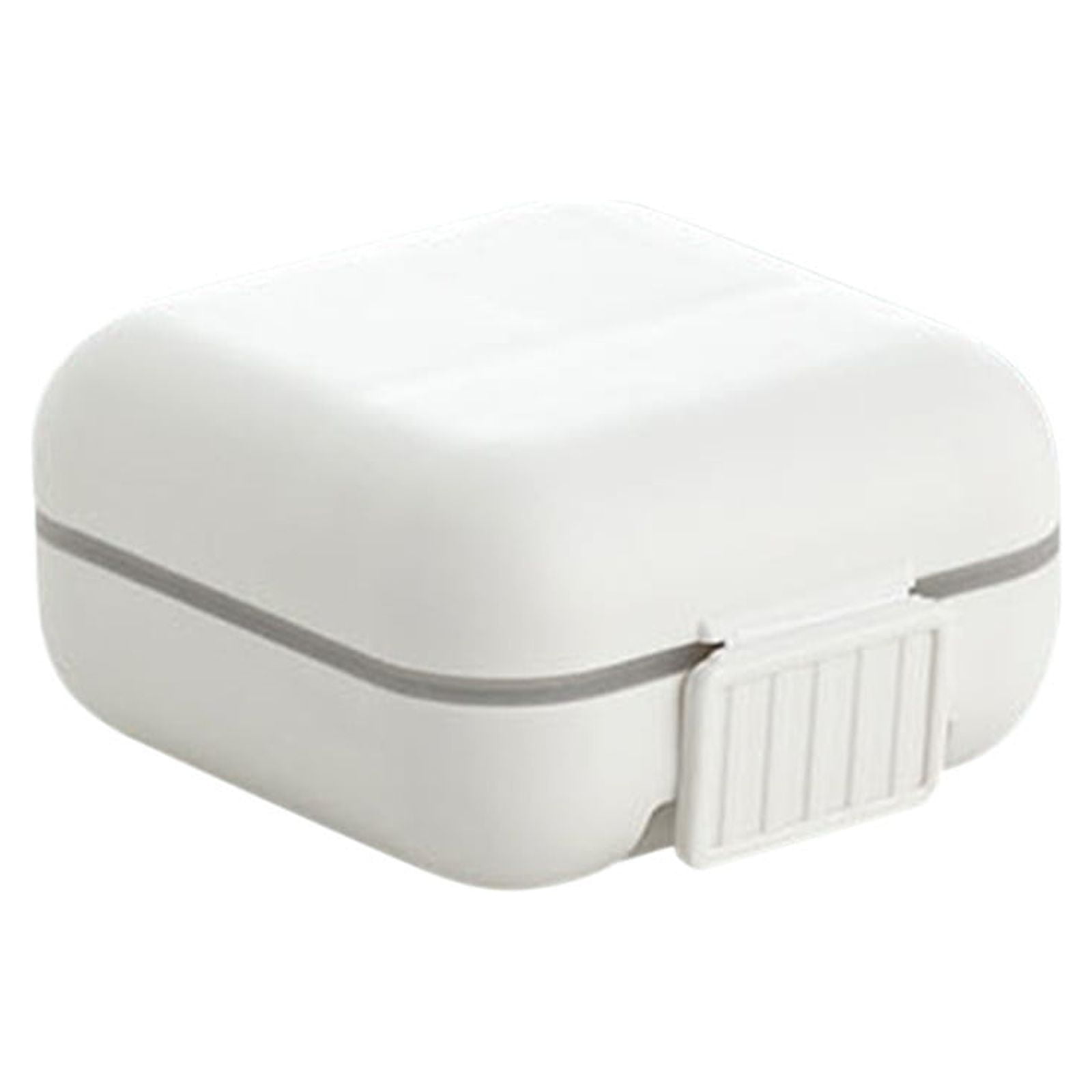 white Slim Design Portable Tablet Organizer Case With Individual ...