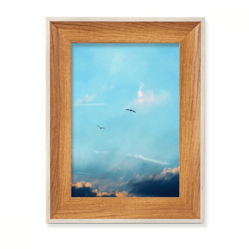 white bird desktop wooden photo frame display picture art painting ...
