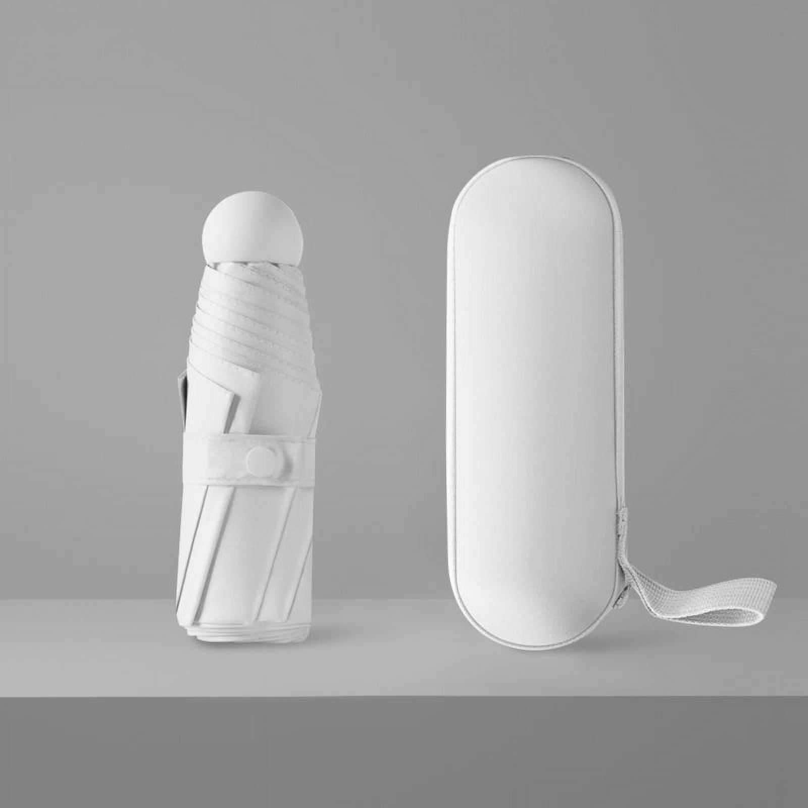 white with capsule box）large Ultra-light small five-fold umbrella ...