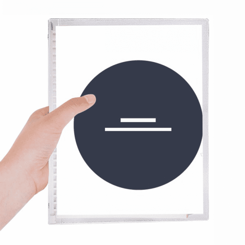 white music half rest note black notebook loose diary refillable ...
